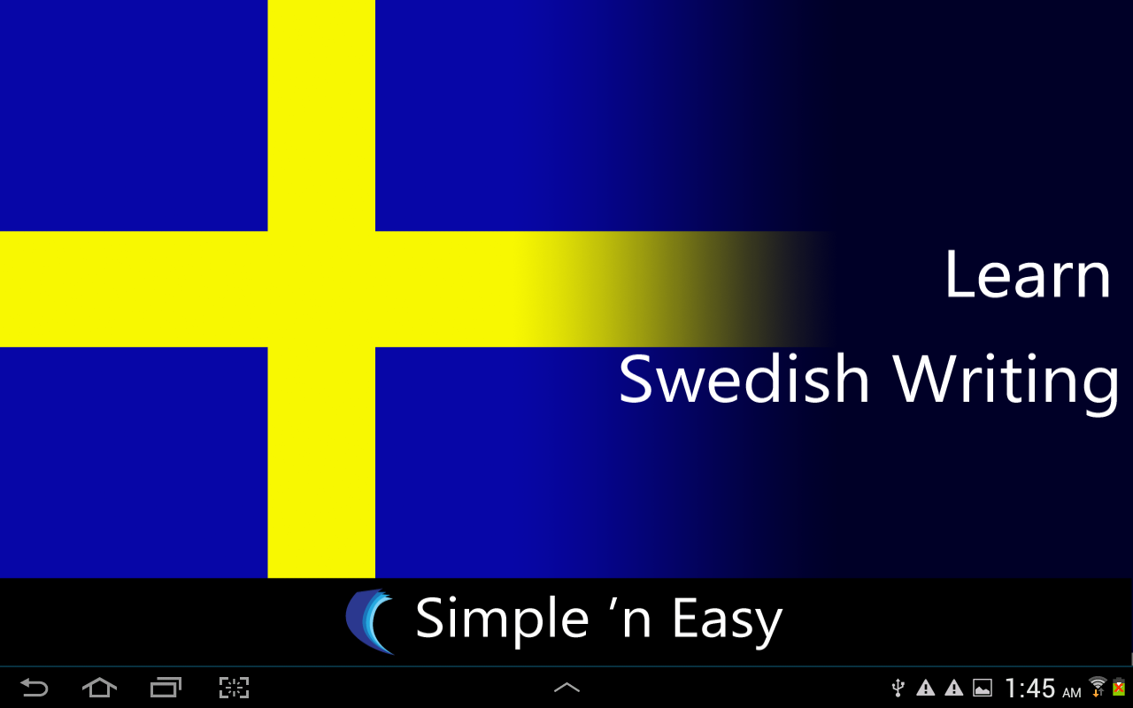 Learn Swedish Writing - App on Amazon Appstore