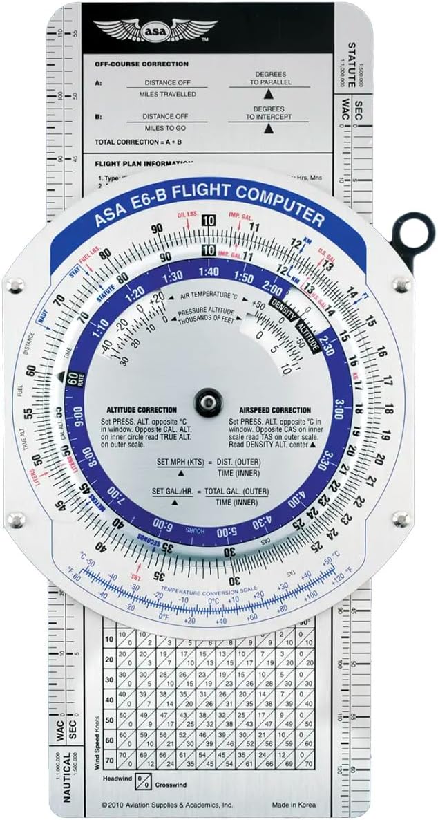 Amazon.com: ASA Color E6B Flight Computer : Electronics