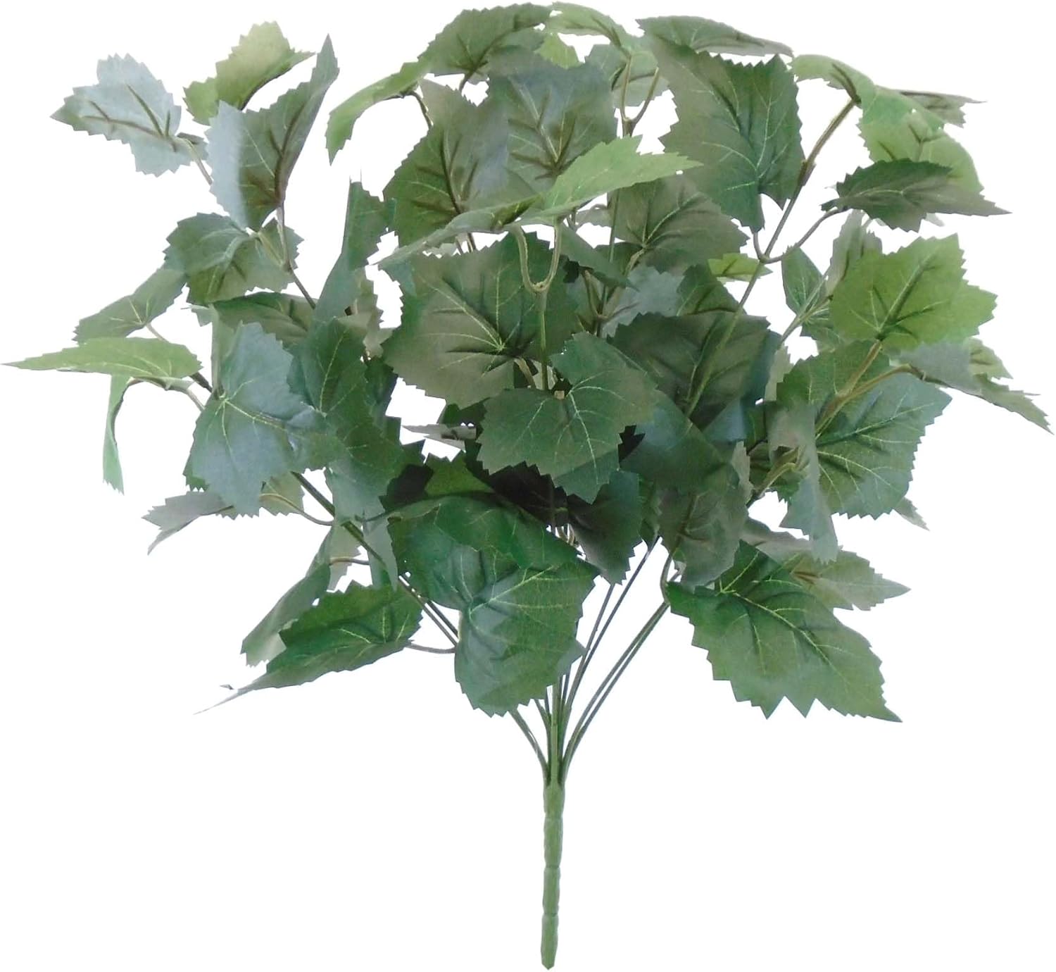 Amazon.com: Piggyback Leaf Bush Artificial Silk Greenery 17" Plant 12 ...