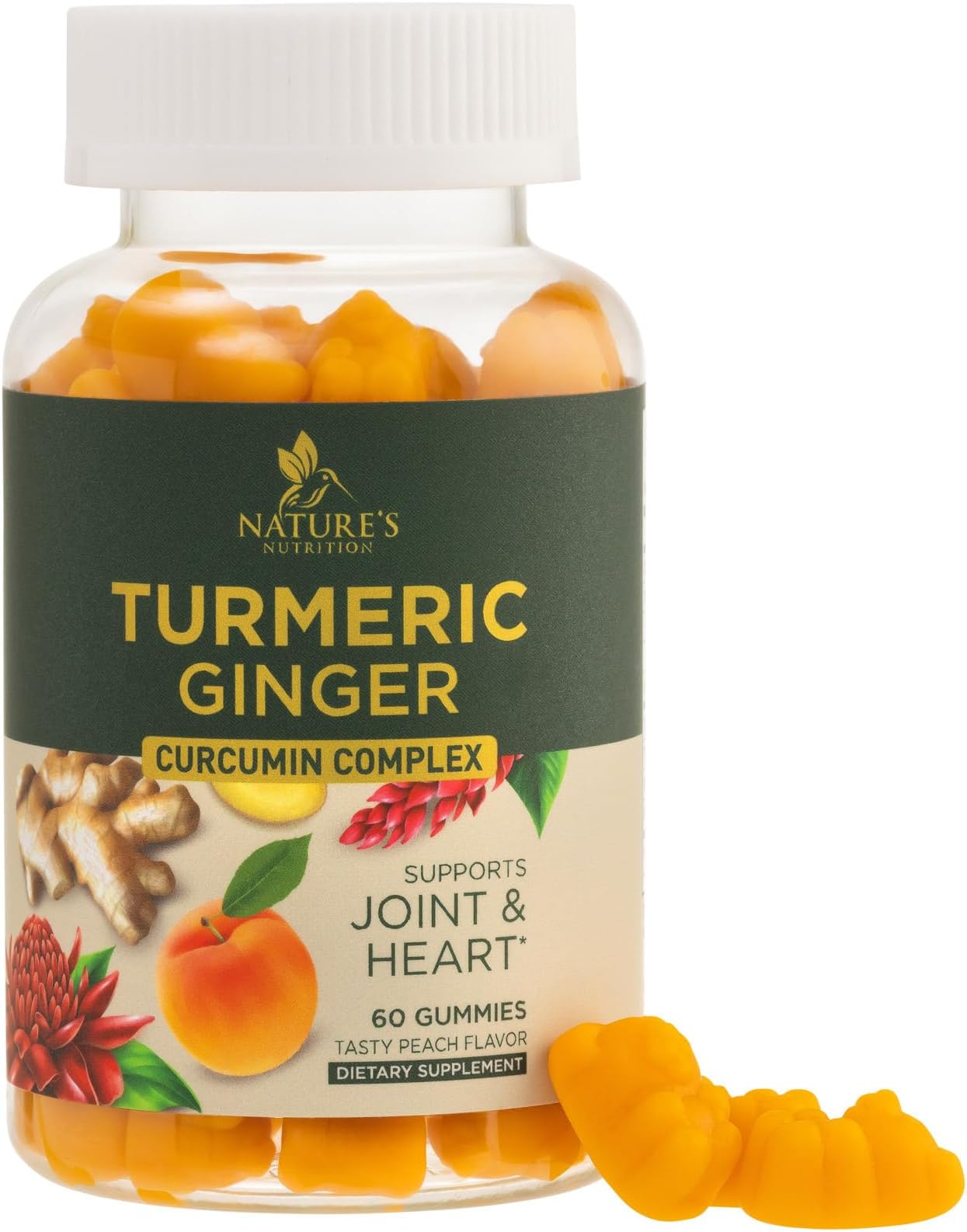Amazon.com: Vitamatic 2 Pack Turmeric Gummies with Ginger & Black ...