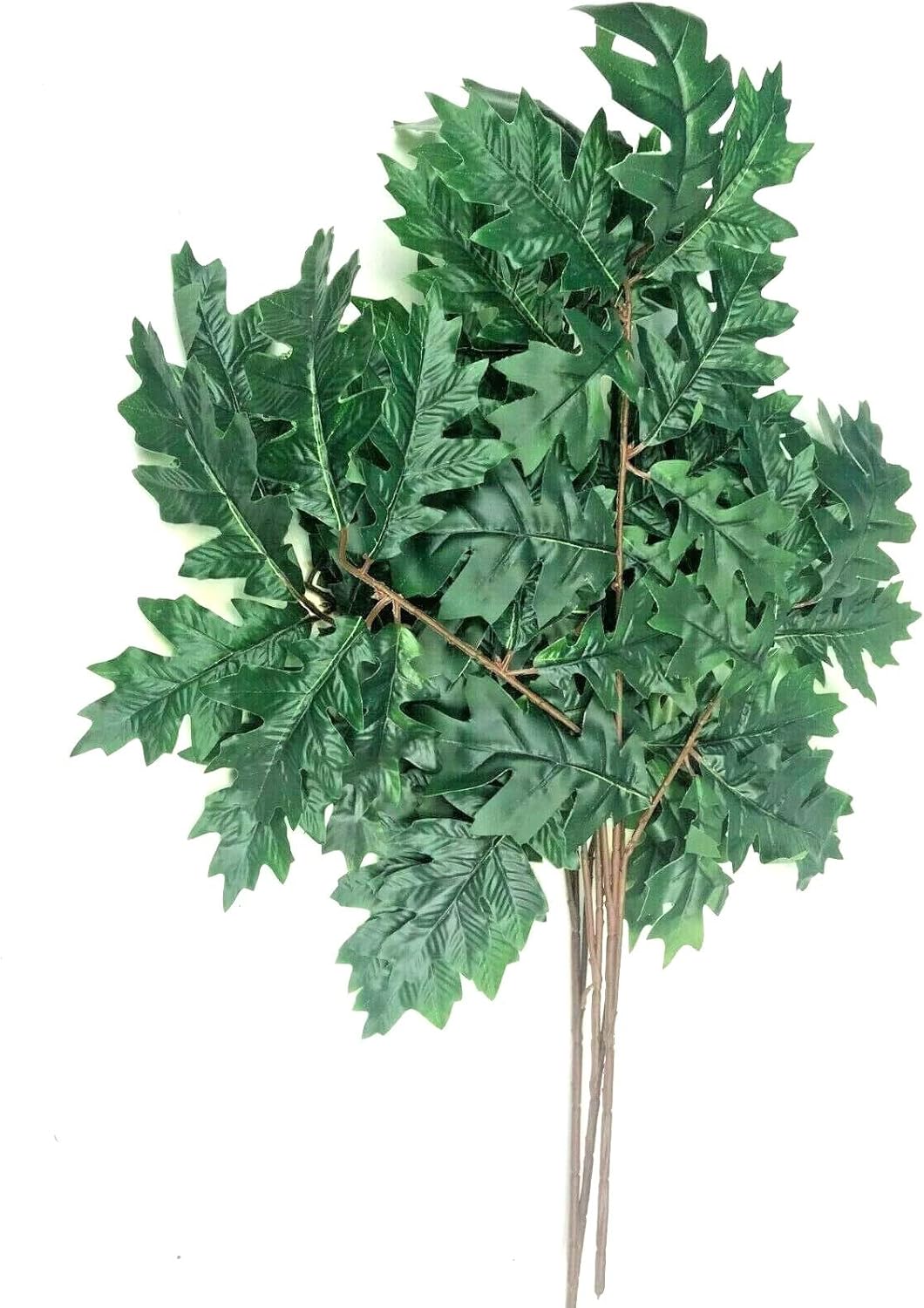 Amazon.com: Pack of 3 Artificial Oak Tree Leaf Sprays 68cm - Dark Green ...