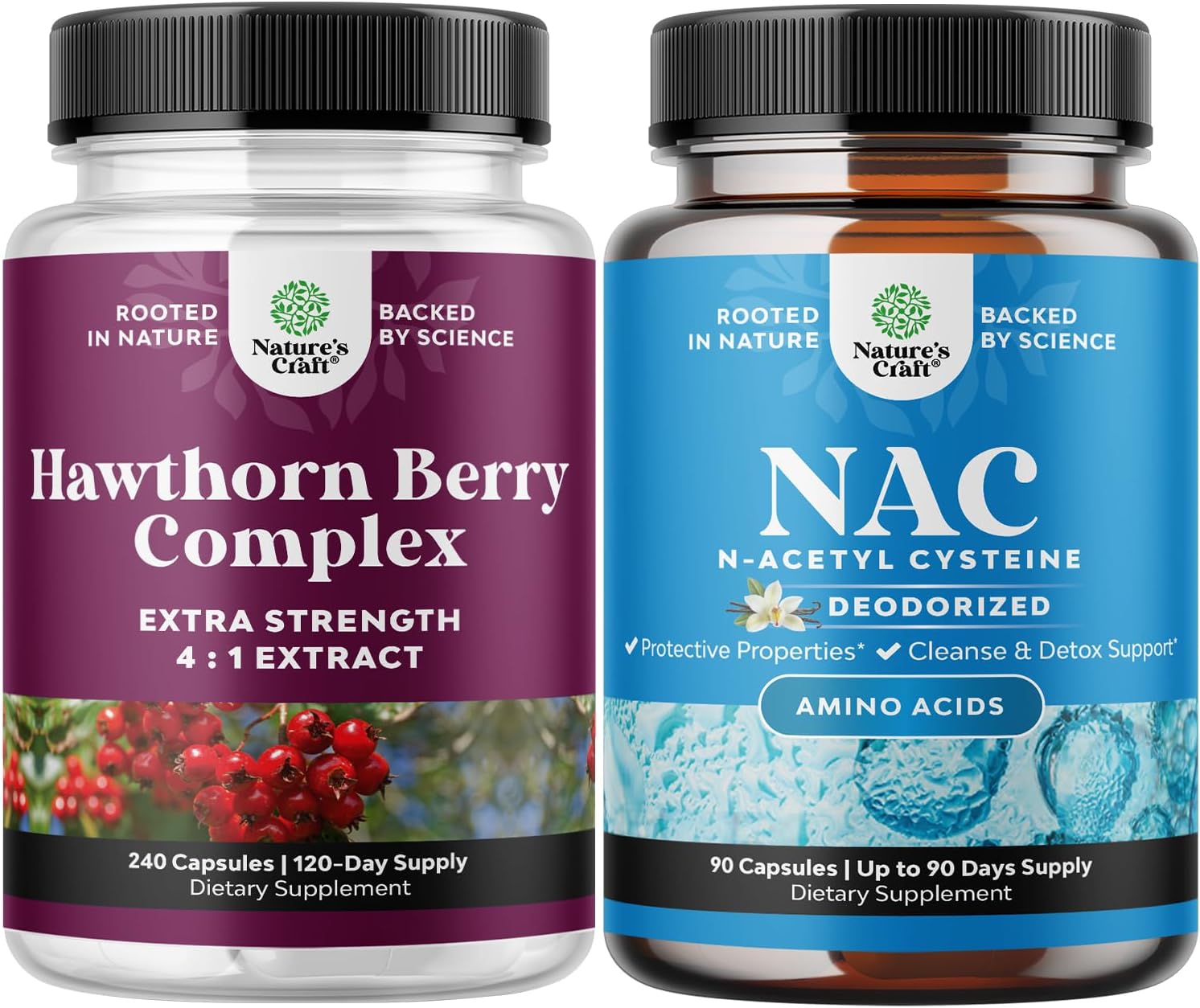 Amazon.com: Bundle of Extra Strength Hawthorn Berry Capsules - Extract ...