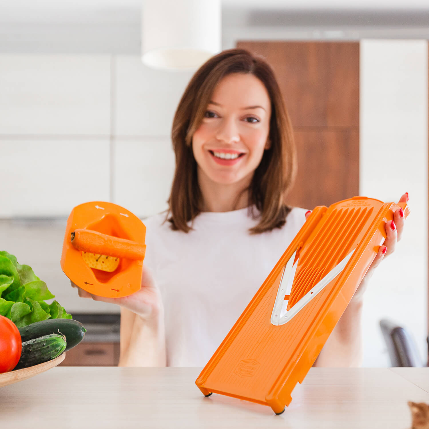 Watch How the Borner V3 Slicer will upgrade your kitchen. on Amazon Live