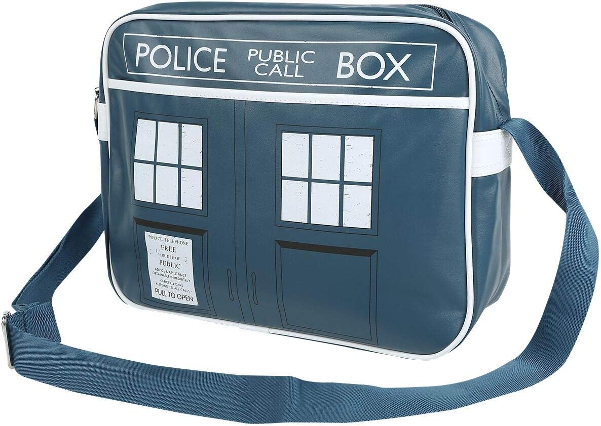 Retro Bag - Dr Who 10th Anniversary Tardis Design : Amazon.co.uk: Fashion