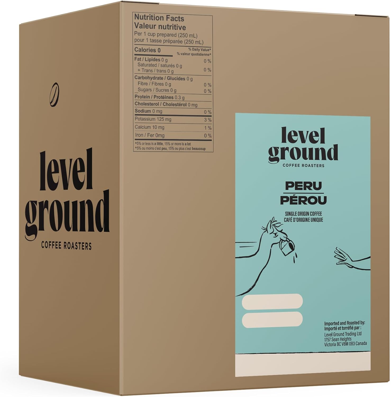 Level Ground Medium Roast Peru Single Origin Specialty Coffee