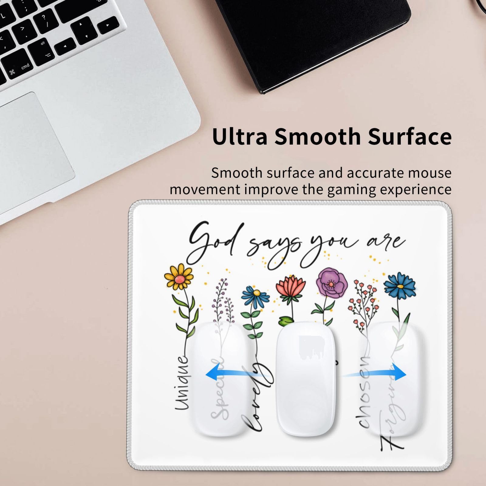 Snapklik.com : Haukea Bible Verse Mouse Pad Inspirational Christian ...