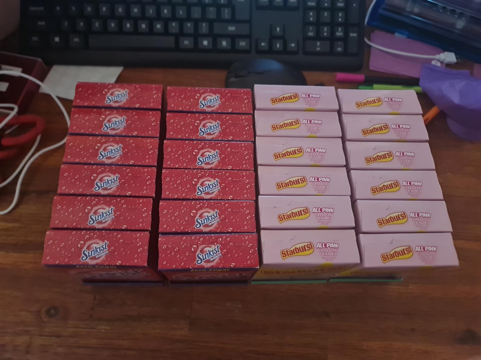 Starburst Singles To Go Powdered Drink Mix, All Pink Strawberry, 12 ...