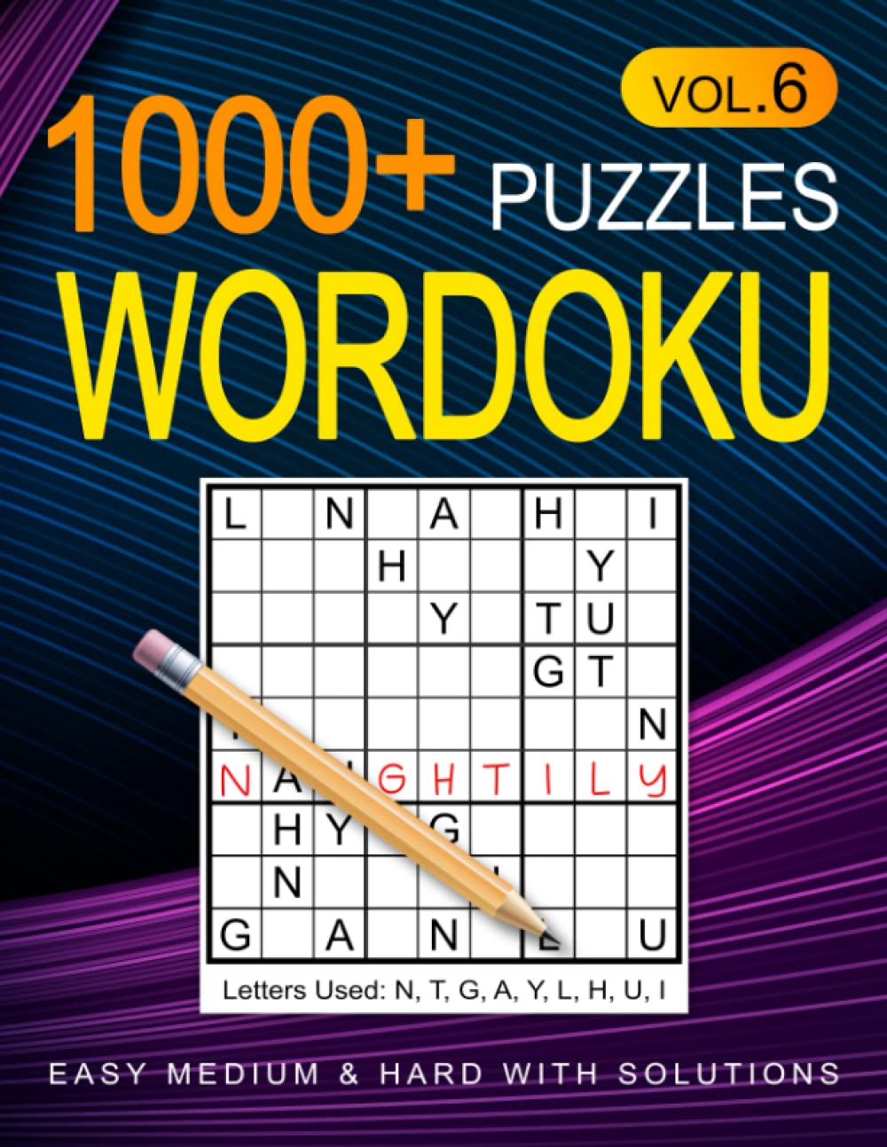 Amazon.com: 1000+ Wordoku Puzzles for Adults Vol.6: Easy Medium and ...