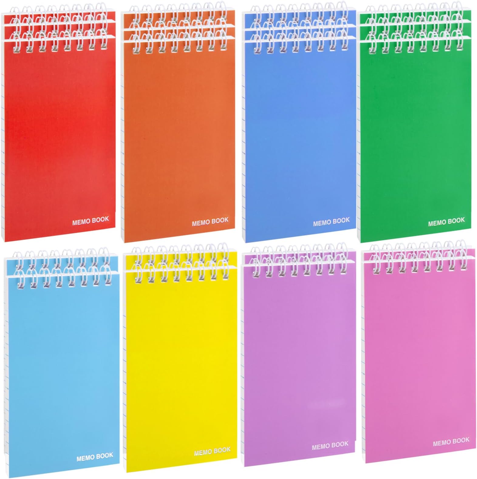 Amazon.com : Dynta Mini Spiral Notebooks Bulk 3x5 Inch Memo Pads, 30 ...