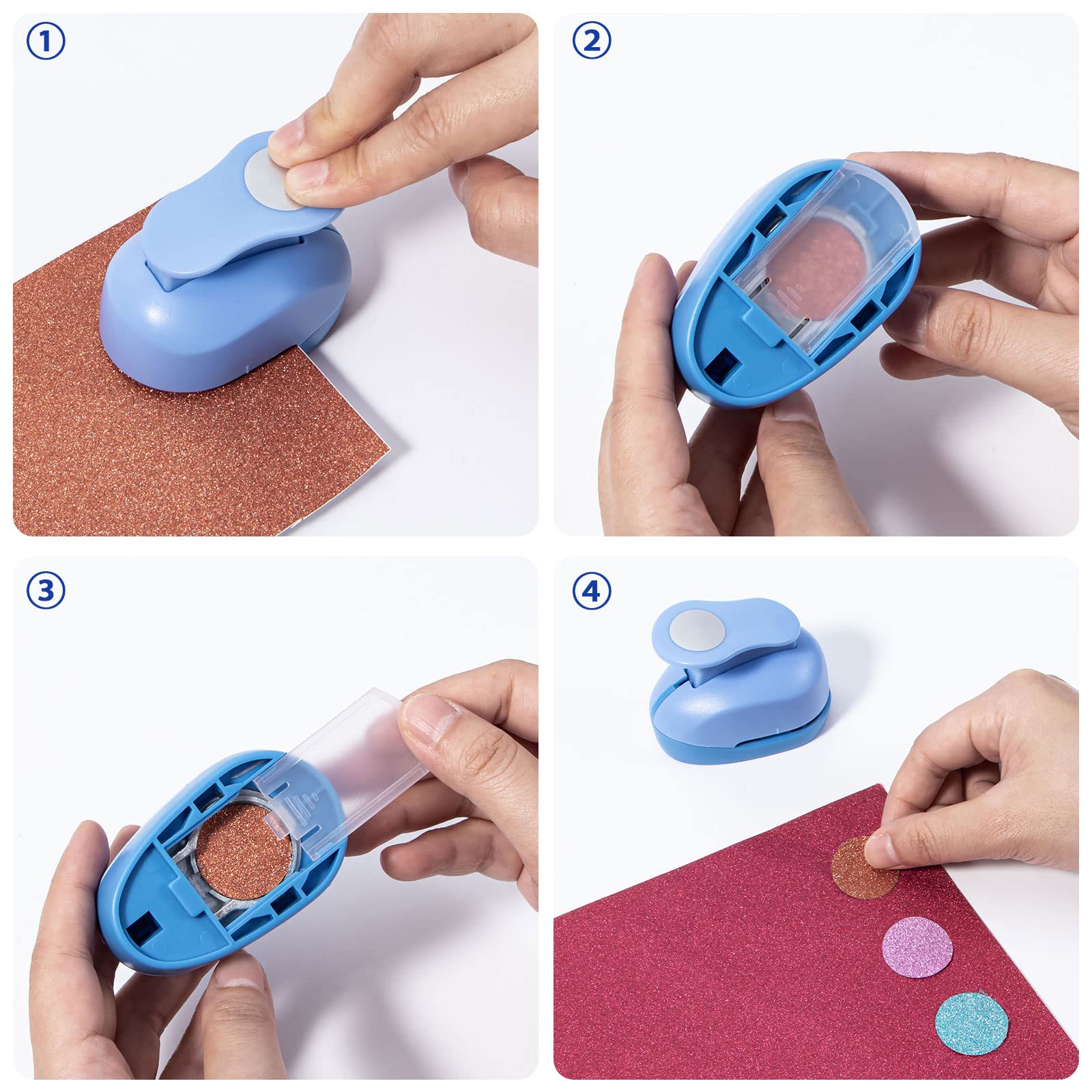 Snapklik.com : 1 Inch Circle Punch, Circle Hole Punch, Circle Punches ...