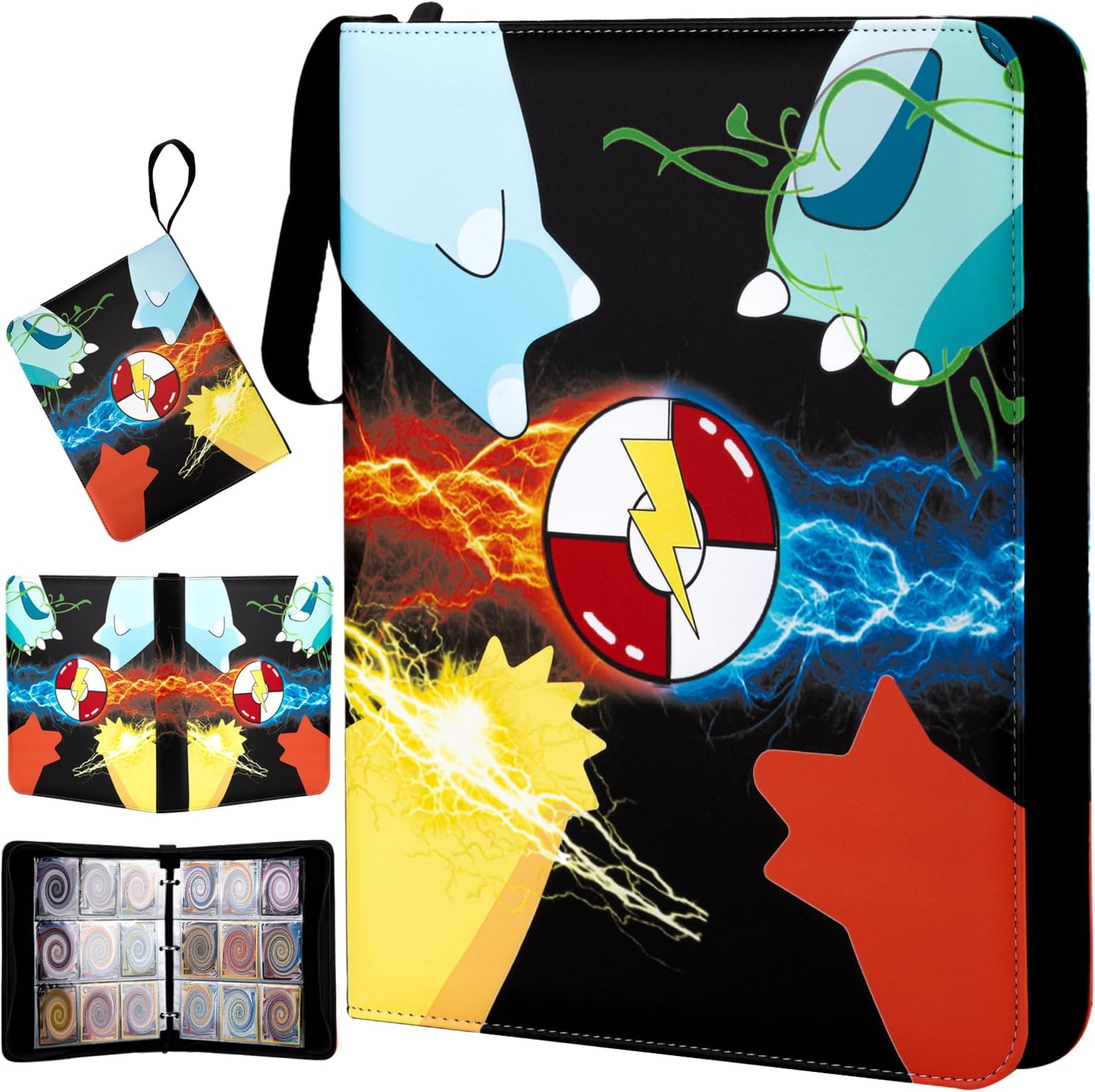 Amazon.com: 9 Pocket Trading card collectible,Collection Cards Album ...