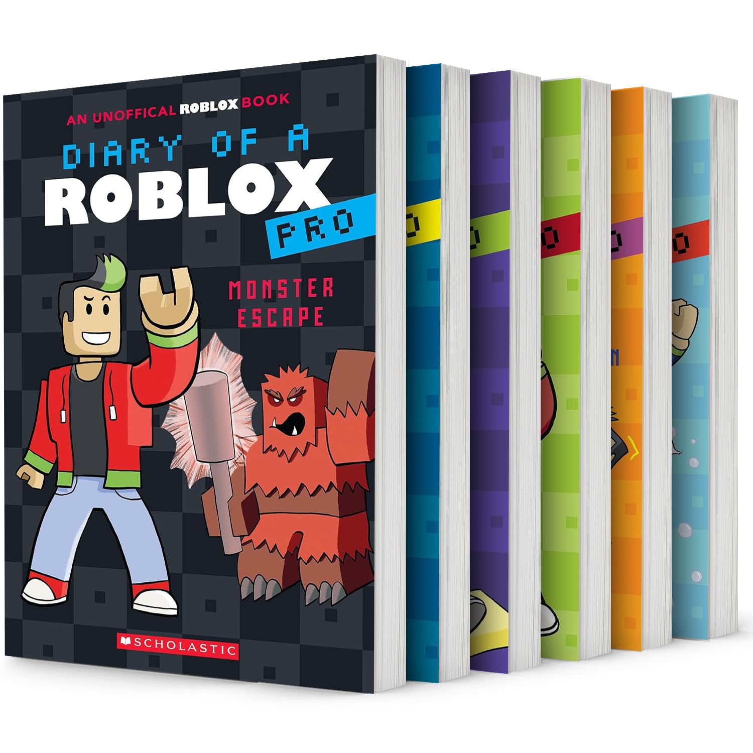 Set of 6 Books Diary of a Roblox Pro Series Collection Books. Monster ...