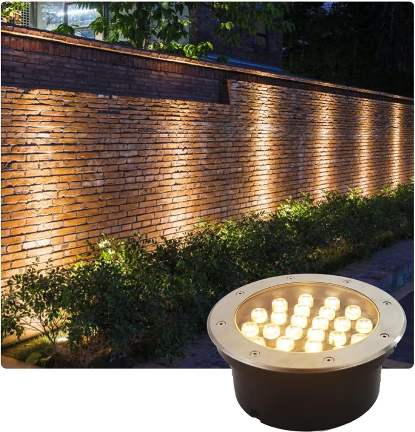 Outdoor LED Recessed Spotlight - Inground Garden Lamp, Garden Built-in ...