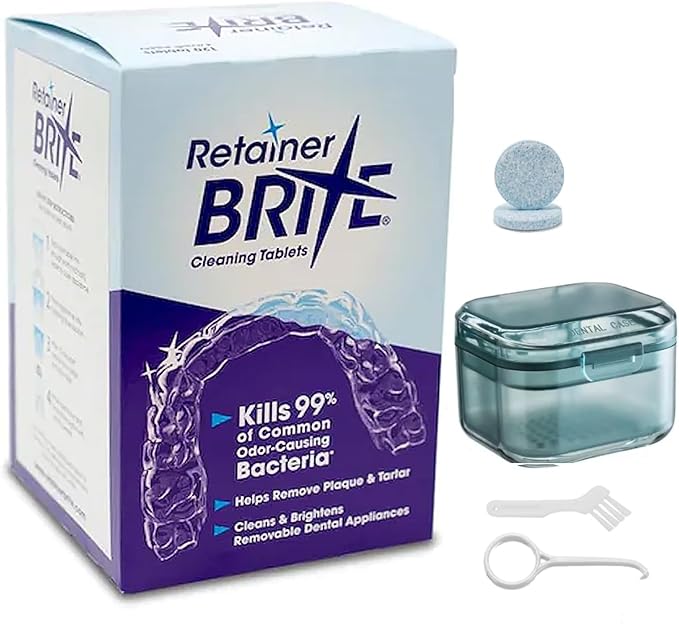 Retainer Brite Cleaning Kit - 96 Tablets (New Formulation) - Retainer ...