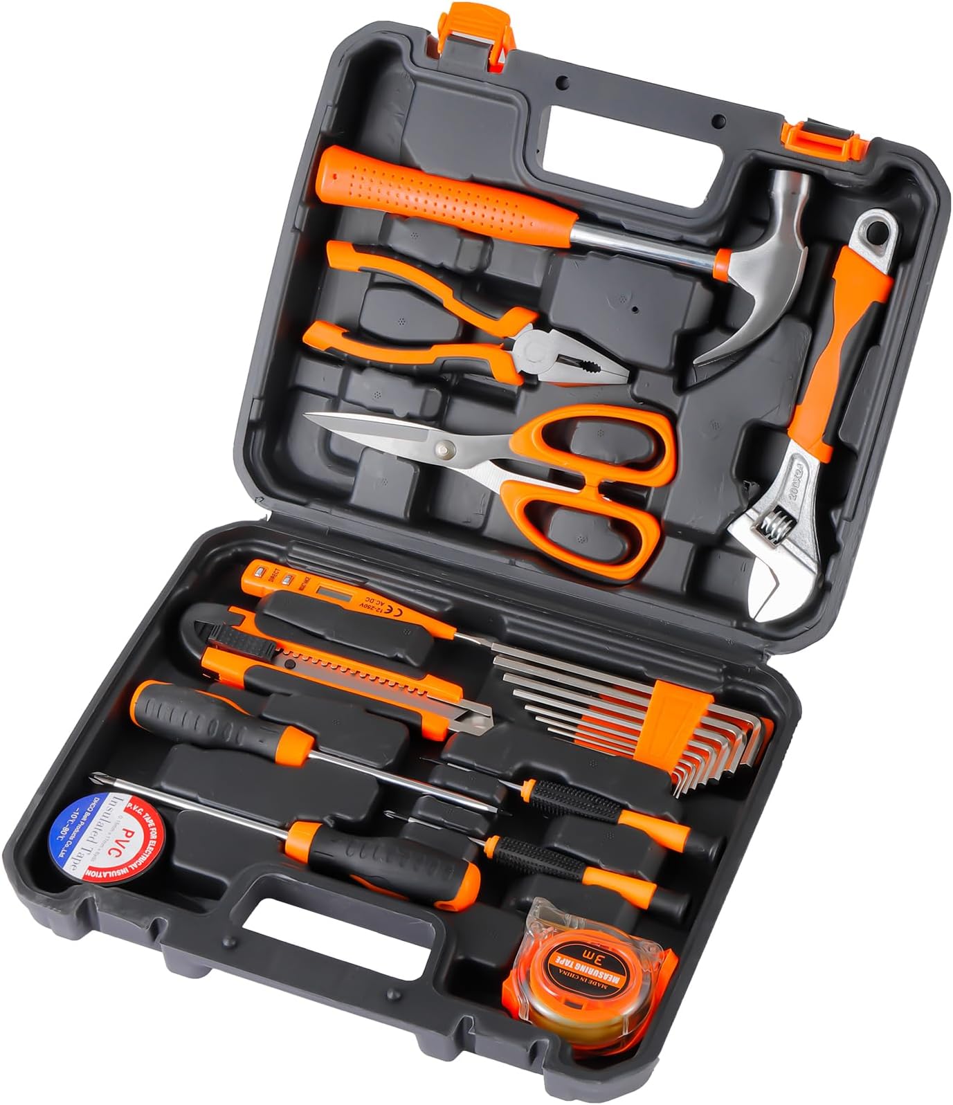 Amazon.com : DOWELL 10 Piece Small Tool Kit,Mini Portable Tool Set,Home ...