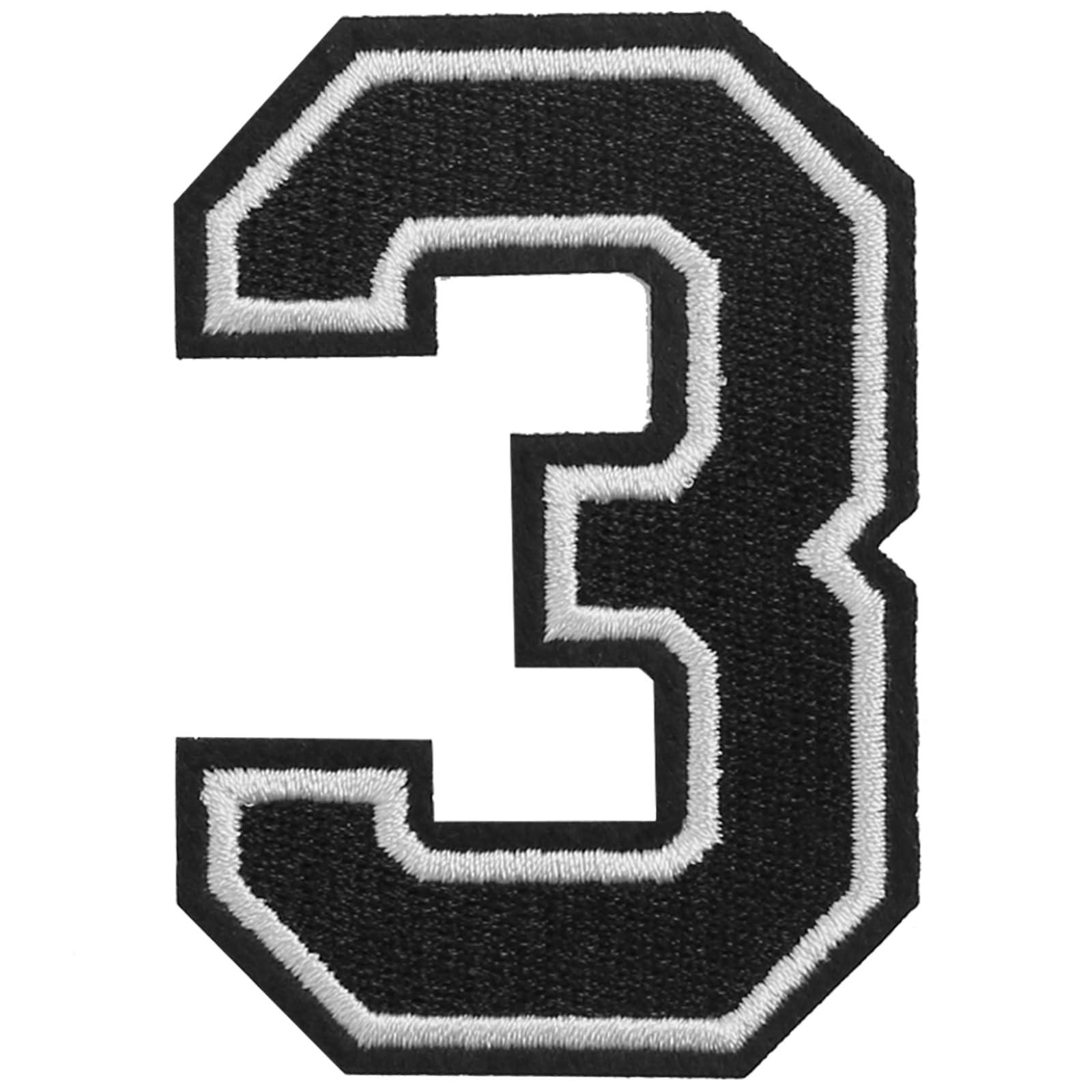 Amazon.com: TACVEL 3 Pieces 3.14inch Iron on Numbers Patches, Numbers 0 ...