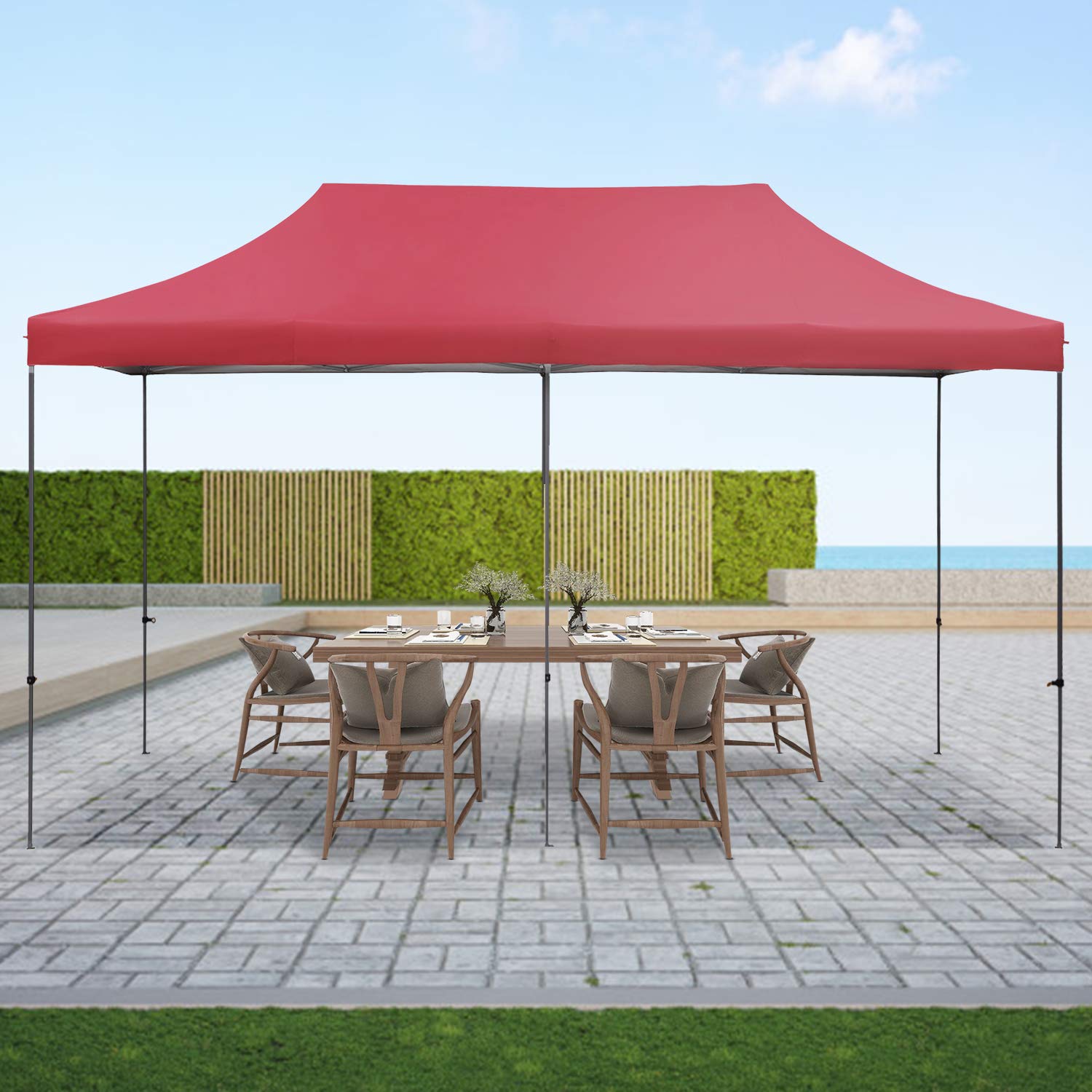 Red Pop Up Tent