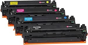 Ink Inspiration Set of 4 Premium Toner Cartridges Compatible with 201X ...