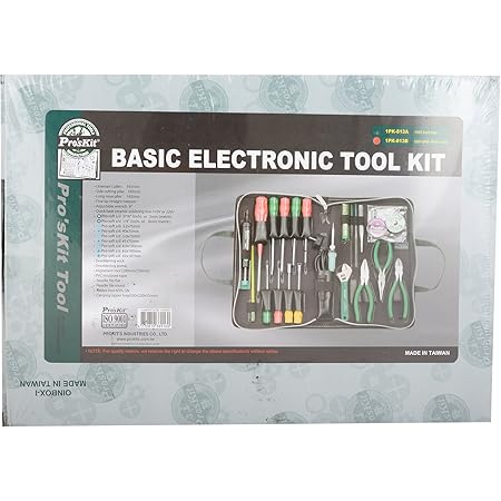 Proskit 1PK-813B Basic Electronic Tool Kit (220 V) (Pack of 1) : Amazon ...