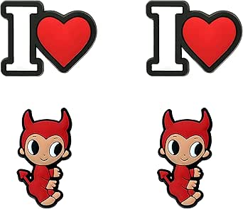 Amazon.com: Devil Shoe Charm Shoe Clip for Clogs Shoes Sandals ...