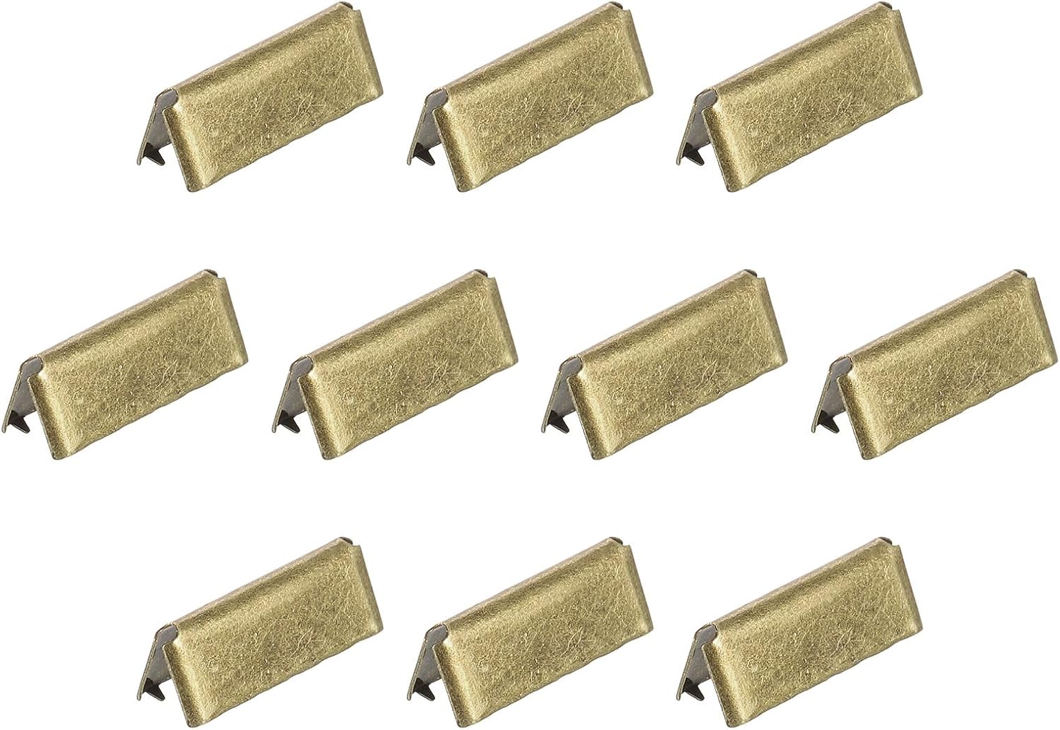 Amazon.com: uxcell 32Pcs Pinch Crimp Ends, 21mm Cord End Clasps Ribbon ...