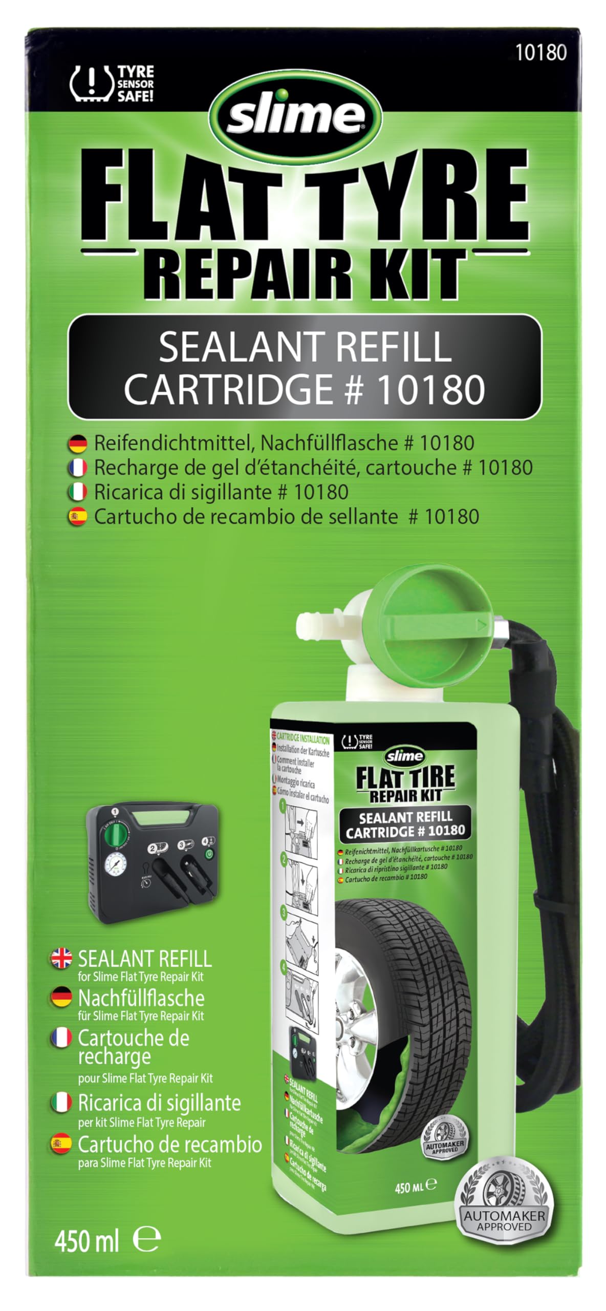 Snapklik.com : 10180 Flat Tyre Puncture Repair Kit Refill, Emergency ...