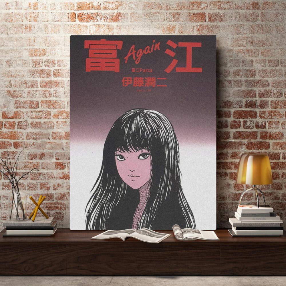 Dhlhl Tomie Kawakami Junji Ito Anime Painting Wall Art Canvas ...
