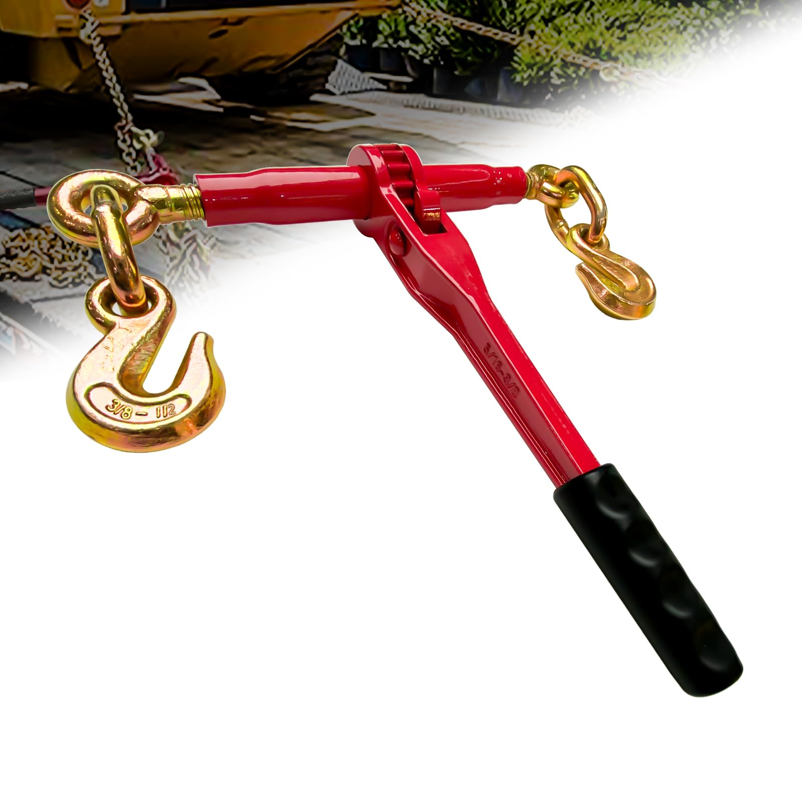 Amazon.com: FITHOIST Ratchet Chain Binders 3/8'' - 1/2'' | Heavy Duty ...