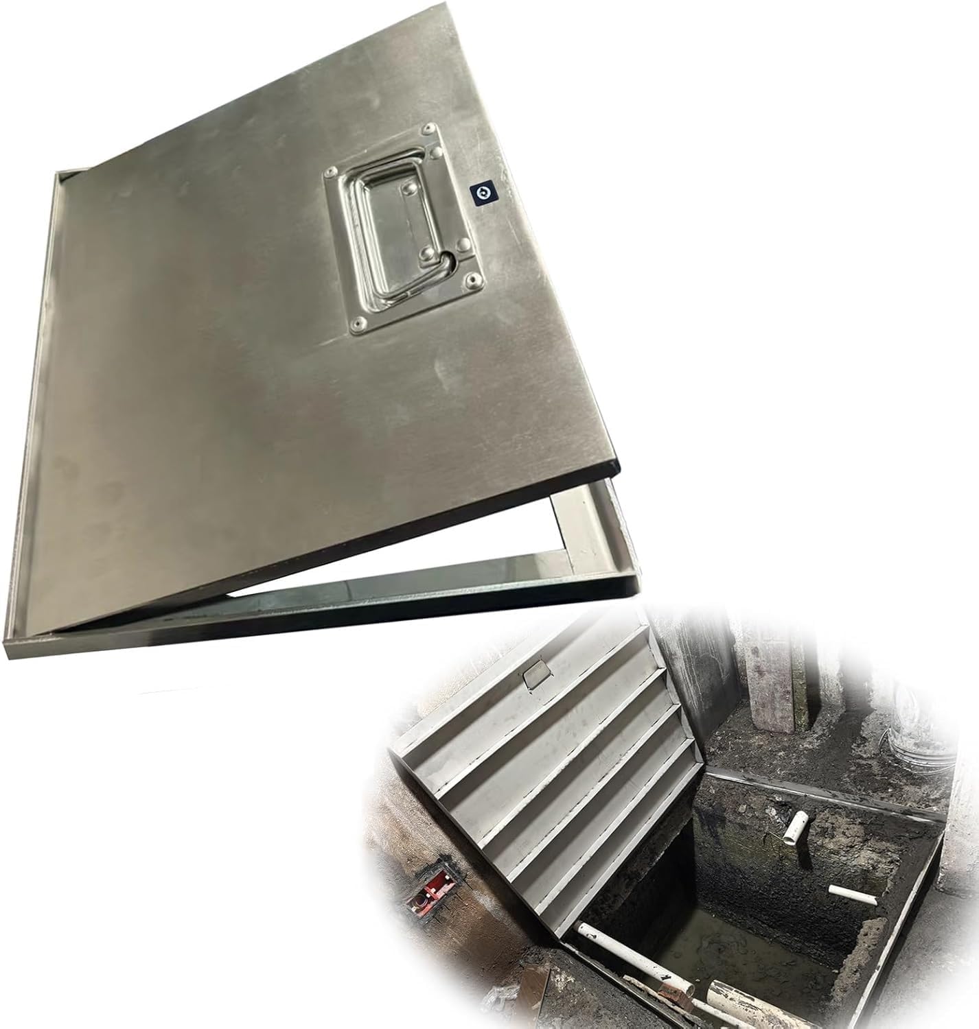 SAFWELAU Inspection Detachable Door Inspection Hatch Stainless Steel ...