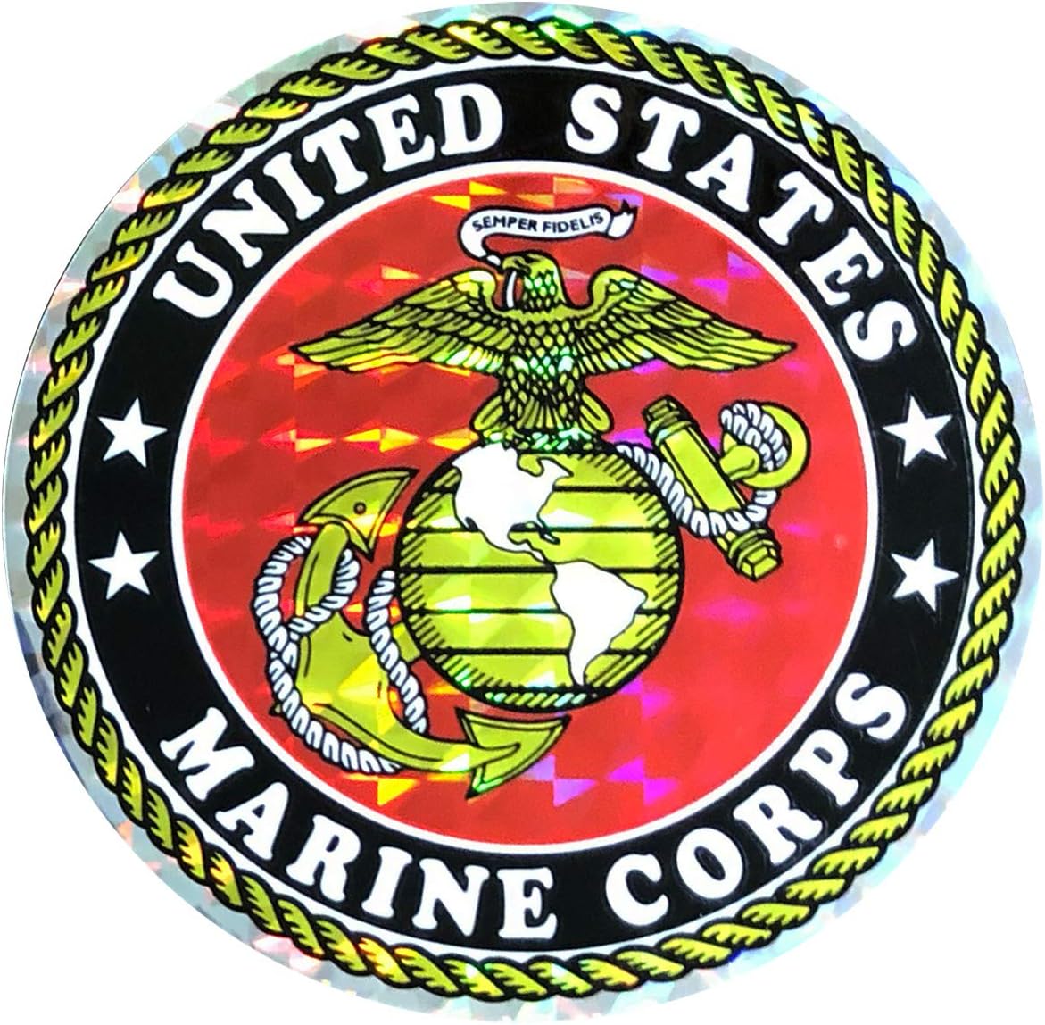 Amazon.com: Flagline Marines - 12 inch Marine Corps Seal Sticker ...