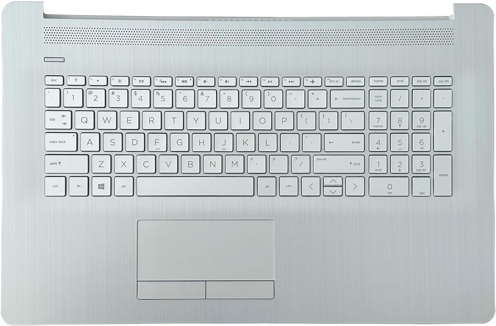 Amazon.com: WWGTMC Palmrest Upper Case with US Layout Backlit Keyboard and Touchpad Assembly ...