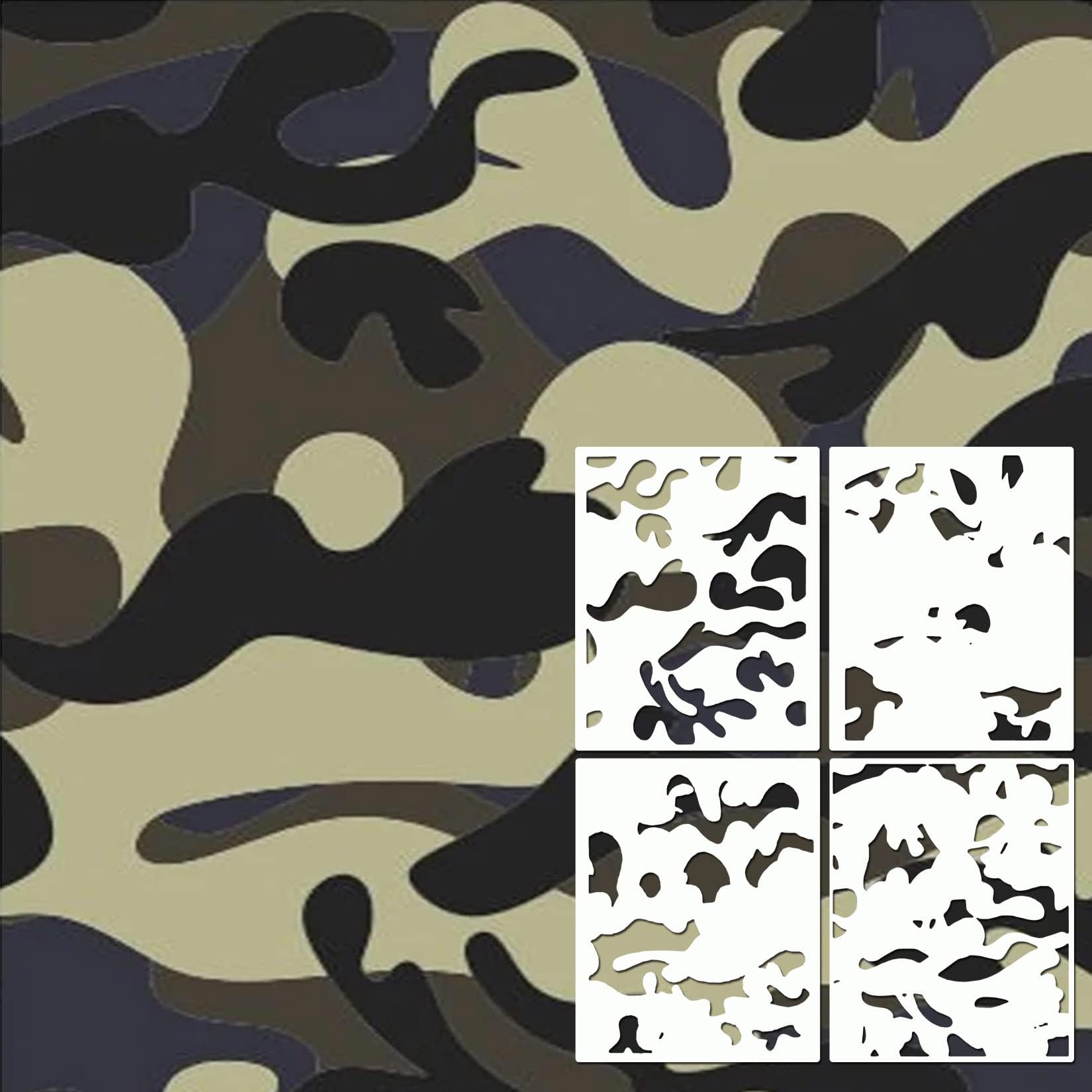 Amazon.com: Acid Tactical® 4 Pack - 9x14 Camouflage Airbrush Spray ...