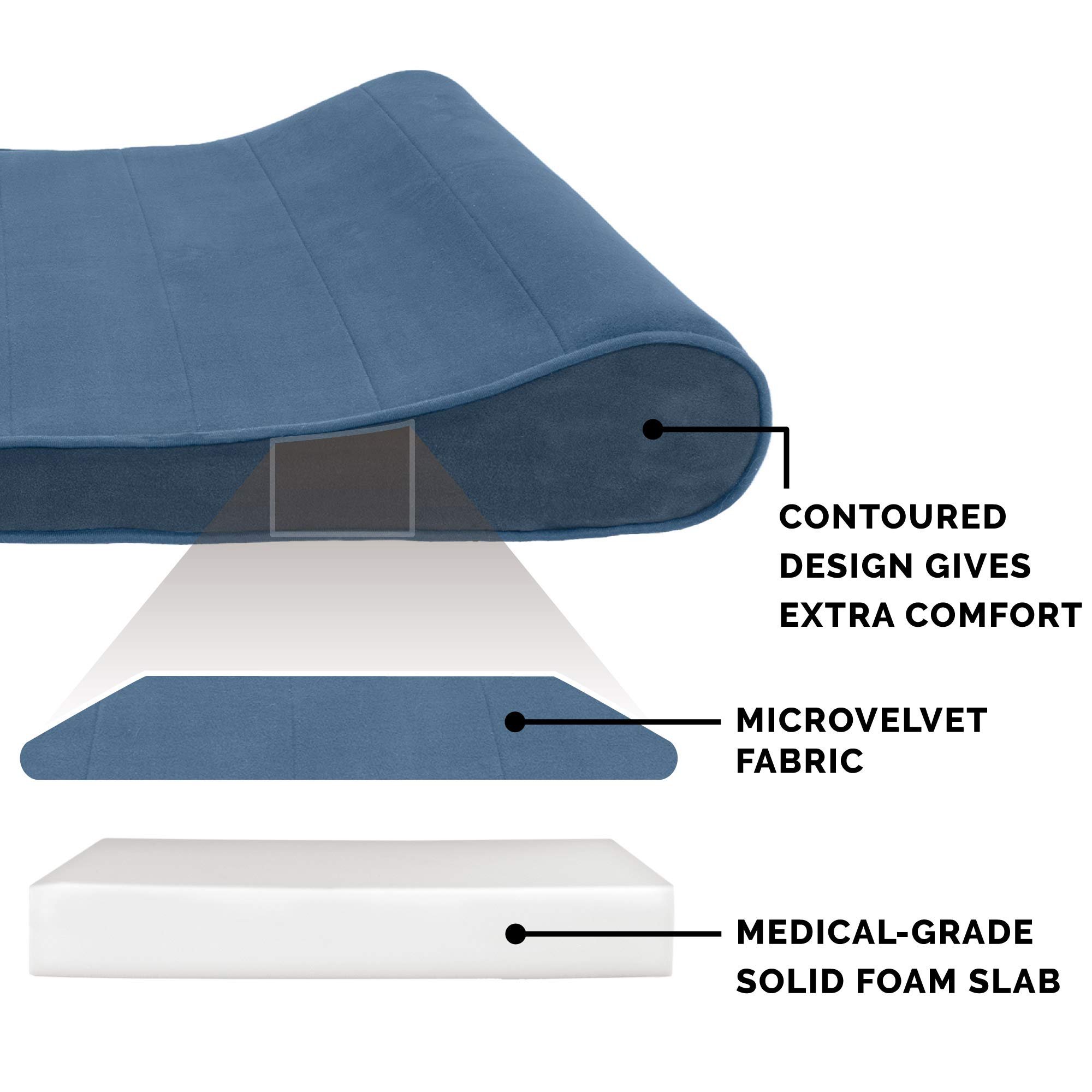 Snapklik.com : Furhaven Microvelvet Luxe Lounger Supportive Orthopedic ...