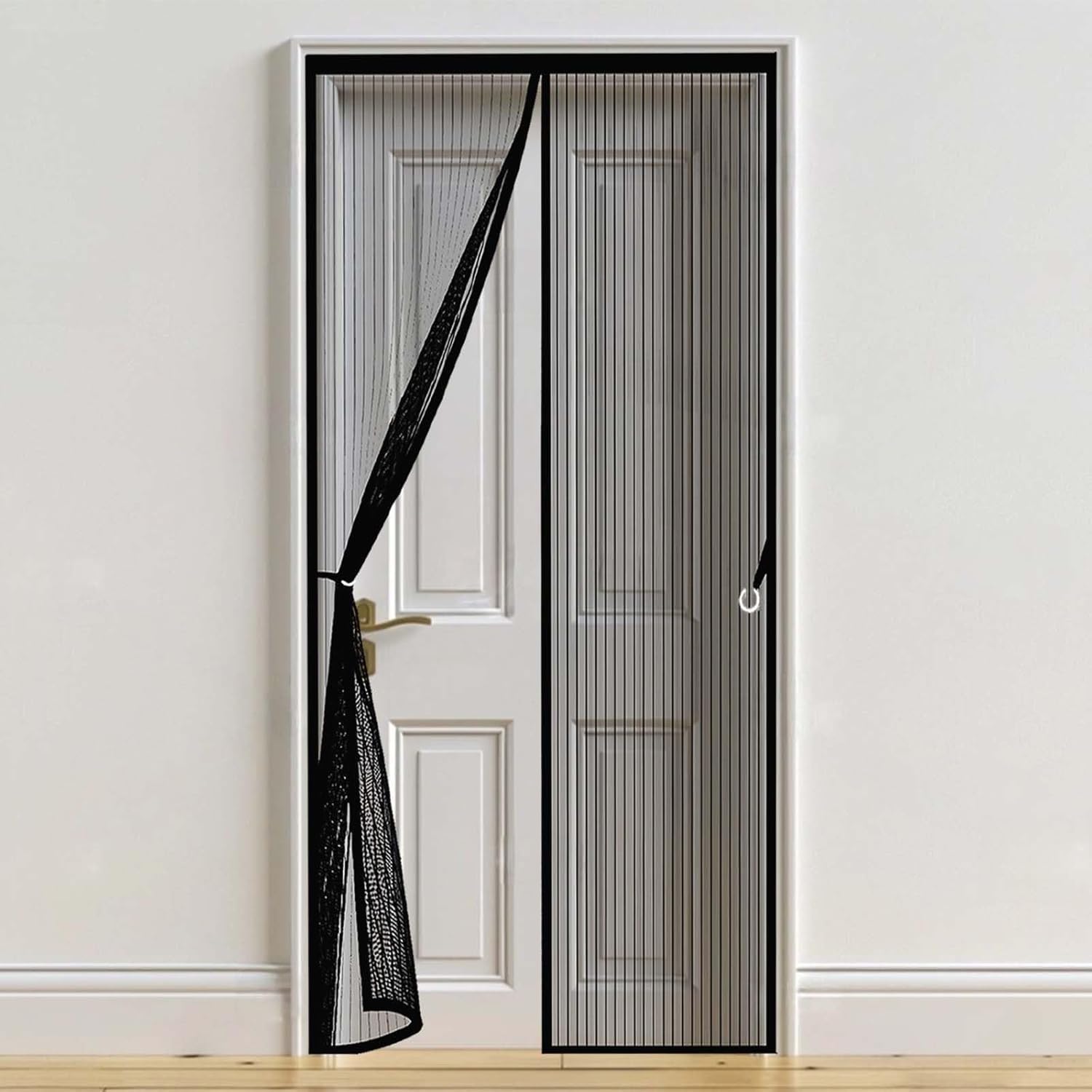 Fly Insect Screen Door 115x180cm(WidthxHigh) Durable, Keeps Bugs Out ...