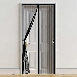 Fly Insect Screen Door 115x180cm(WidthxHigh) Durable, Keeps Bugs Out ...