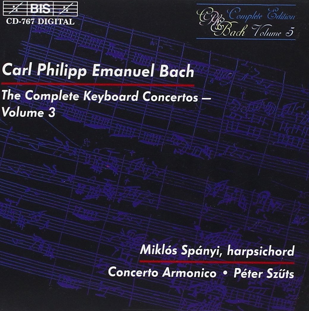 Carl Philippe Emanuel Bach, Peter Szuts, Concerto Armonico, Miklos ...