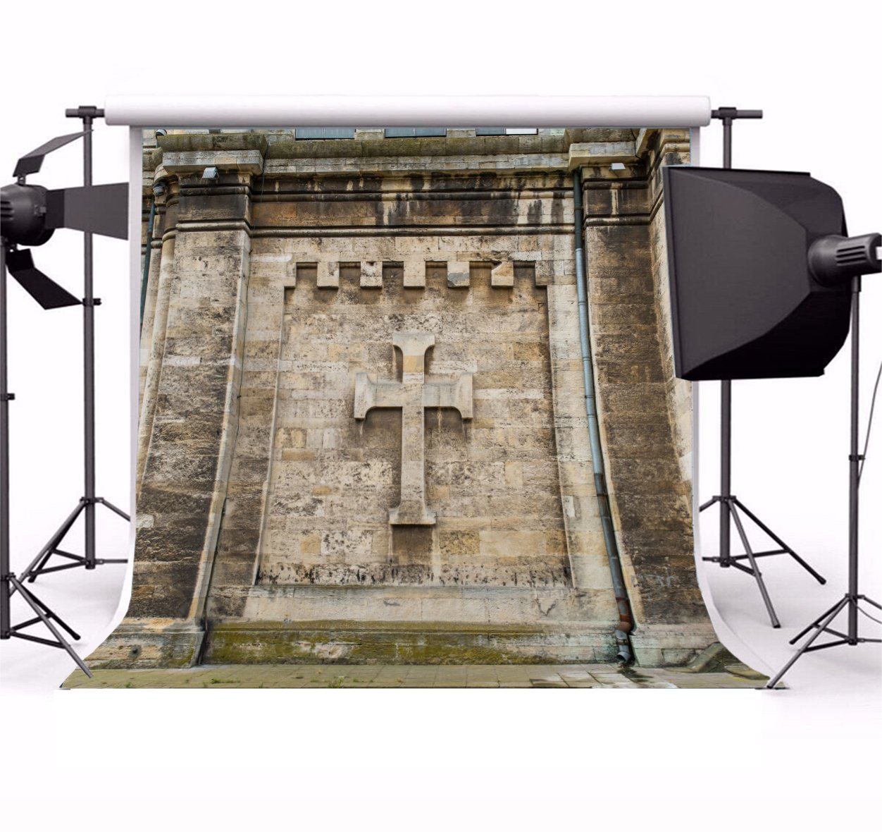 Buy OFILA Jesus Christian Backdrop 10x10ft Vintage Brick Wall God The ...