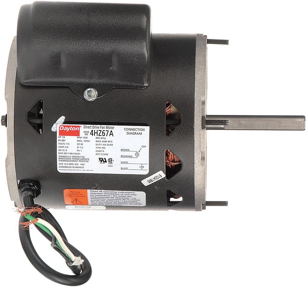 Motor, PSC, 1/3 HP, 1650 RPM, 115V, 48Y, OAO - Tools Products - Amazon.com