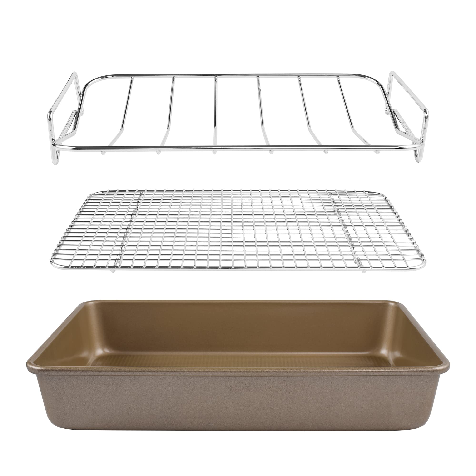 Snapklik.com : KitCom Bakeware Nonstick Carbon Steel Roaster
