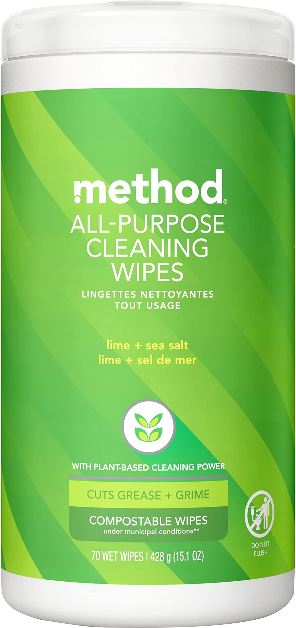 Amazon.com: Method All-Purpose Cleaning Wipes, Lime & Sea Salt Scented ...
