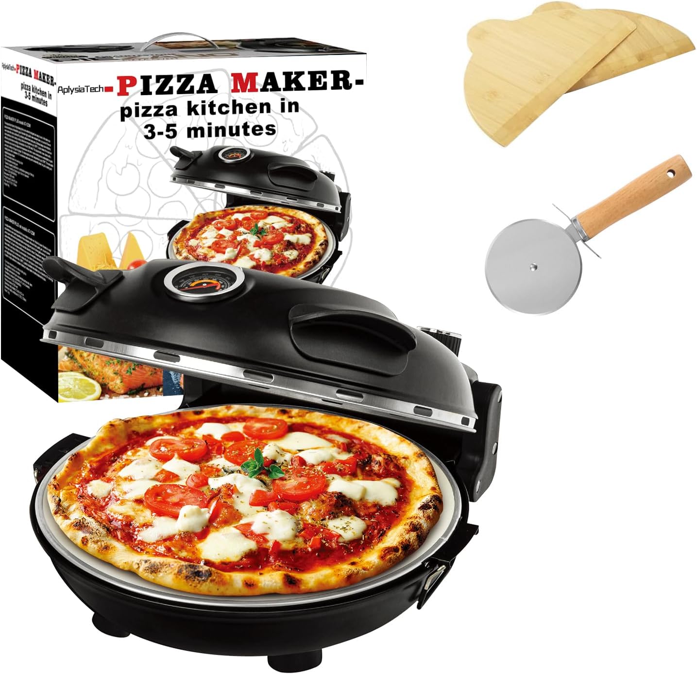Amazon.com: PIEZANO Crispy Crust Pizza Oven by Granitestone – Electric ...