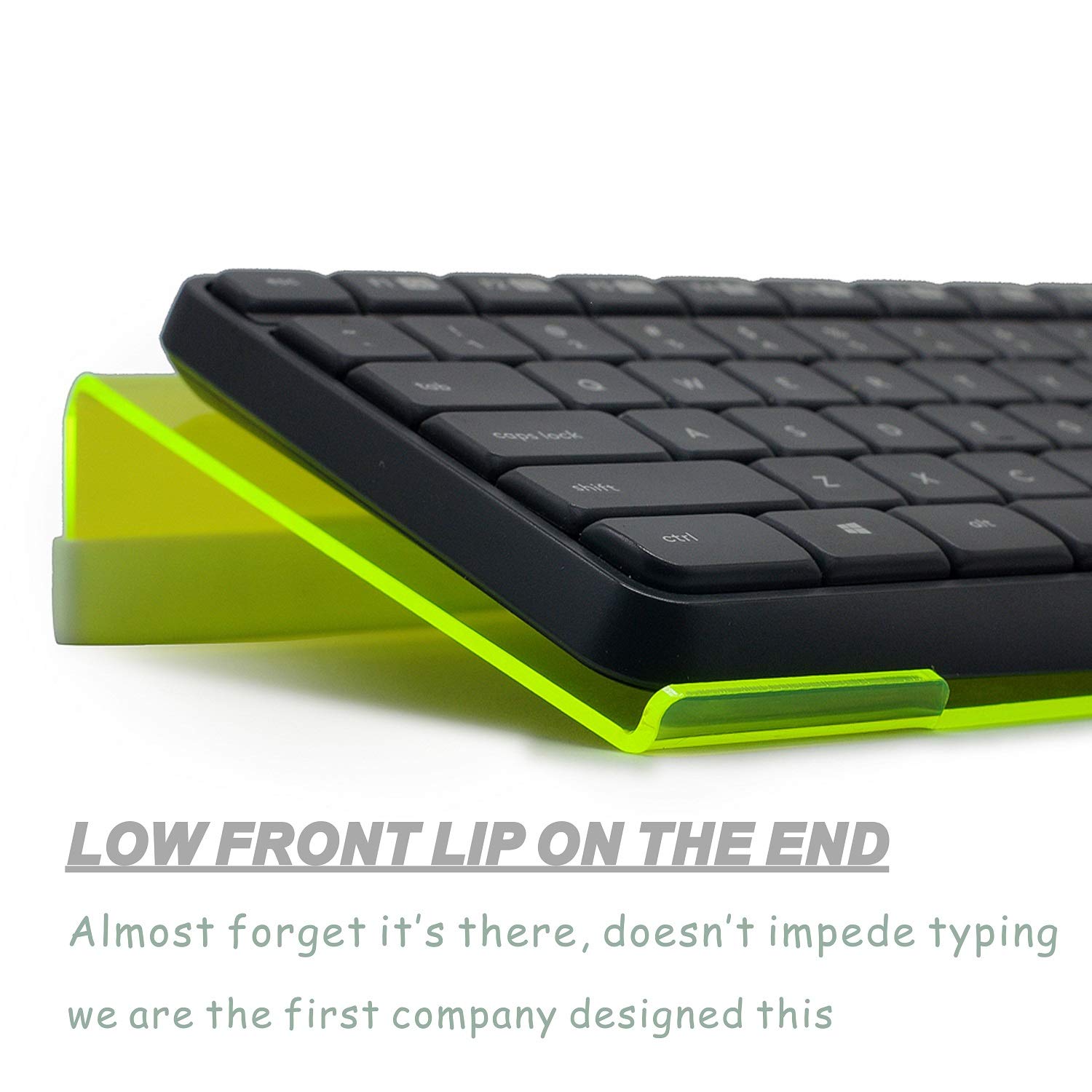 Snapklik.com : Richboom Epoptic Green Acrylic Tilted Computer Keyboard ...