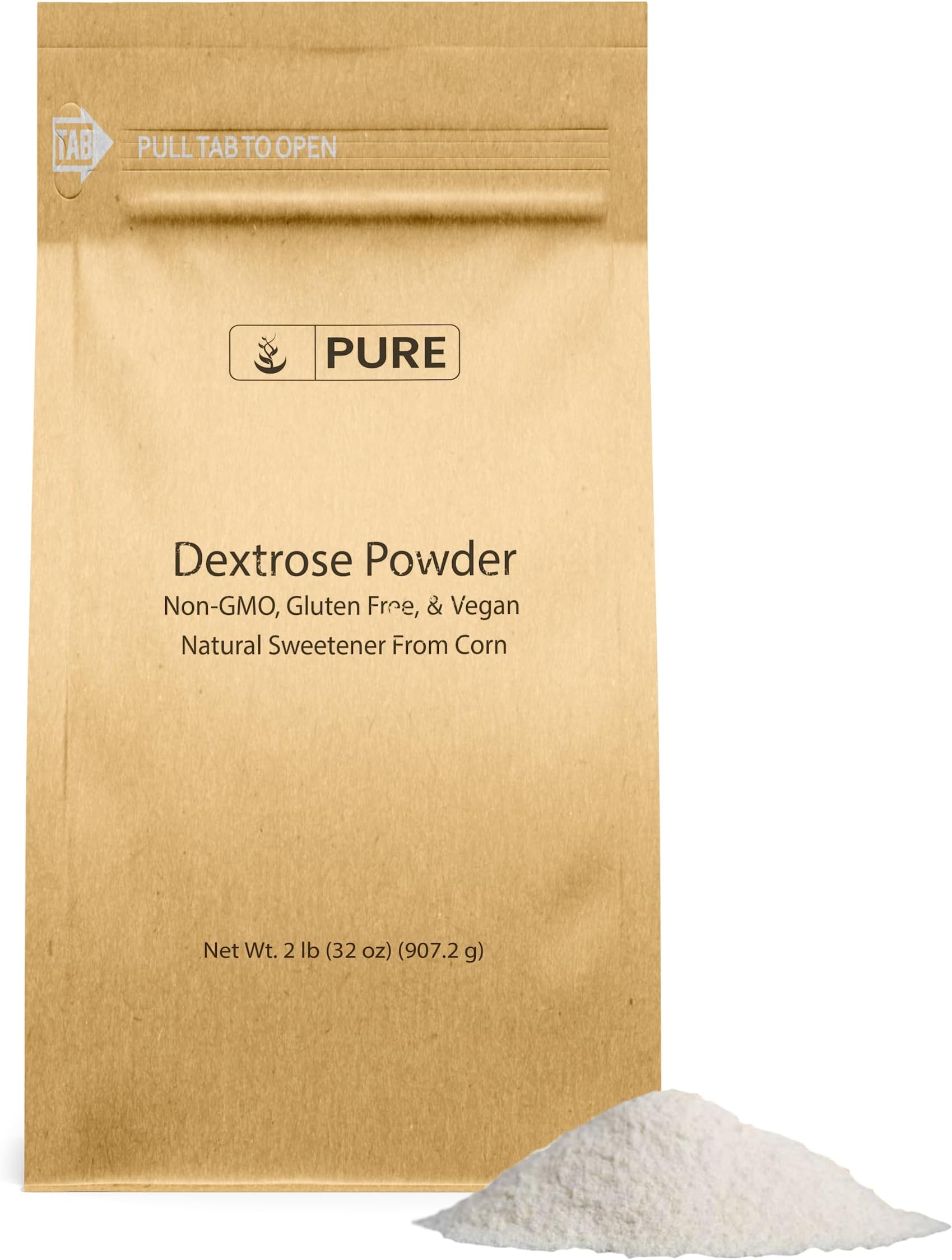 Amazon.com : Pure Original Ingredients Dextrose (2 lb.), Sugar ...
