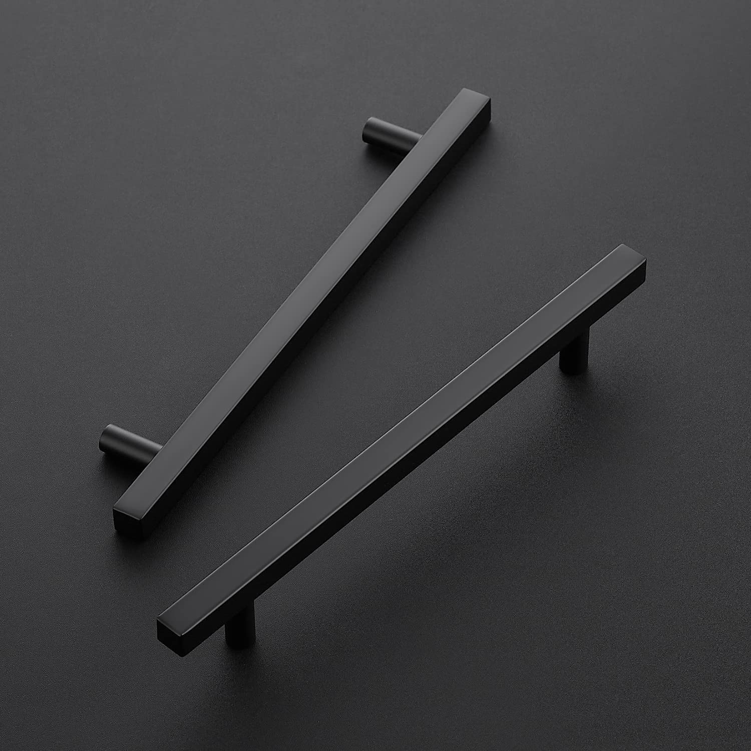 Snapklik.com : Black Cabinet Handles 30 Pack 6-3/10 Inch Matte Black ...