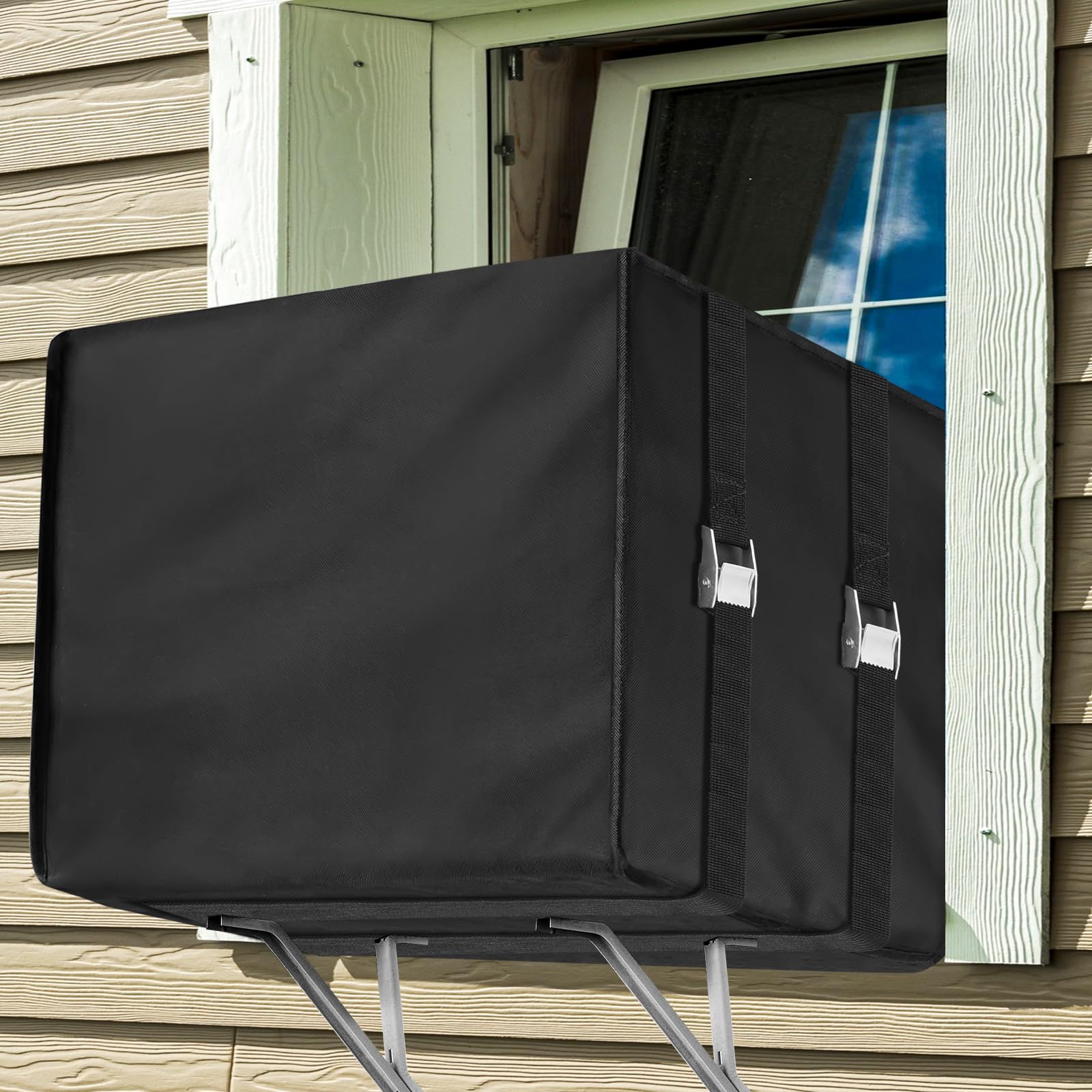 Amazon.com: Window Air Conditioner Covers, 3 Layers Waterproof ...