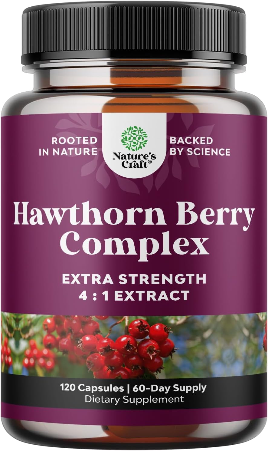 Amazon.com: Nature's Way Heart Care Hawthorn Extract, Supports Healthy ...