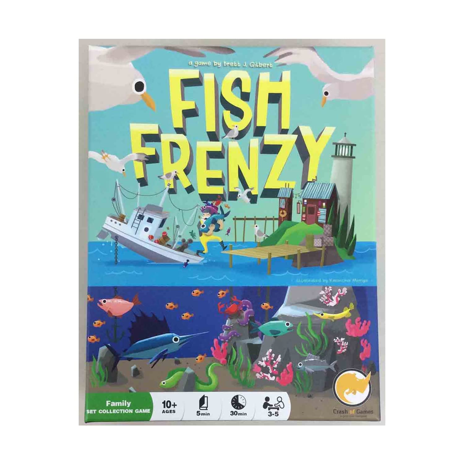 Amazon.com: Crash Games Fish Frenzy : Toys & Games