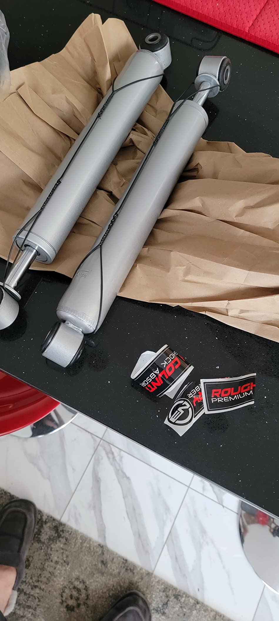 Rough Country 0-4" N3 Rear Shock Absorbers for 07-24 Chevy/GMC 1500 ...