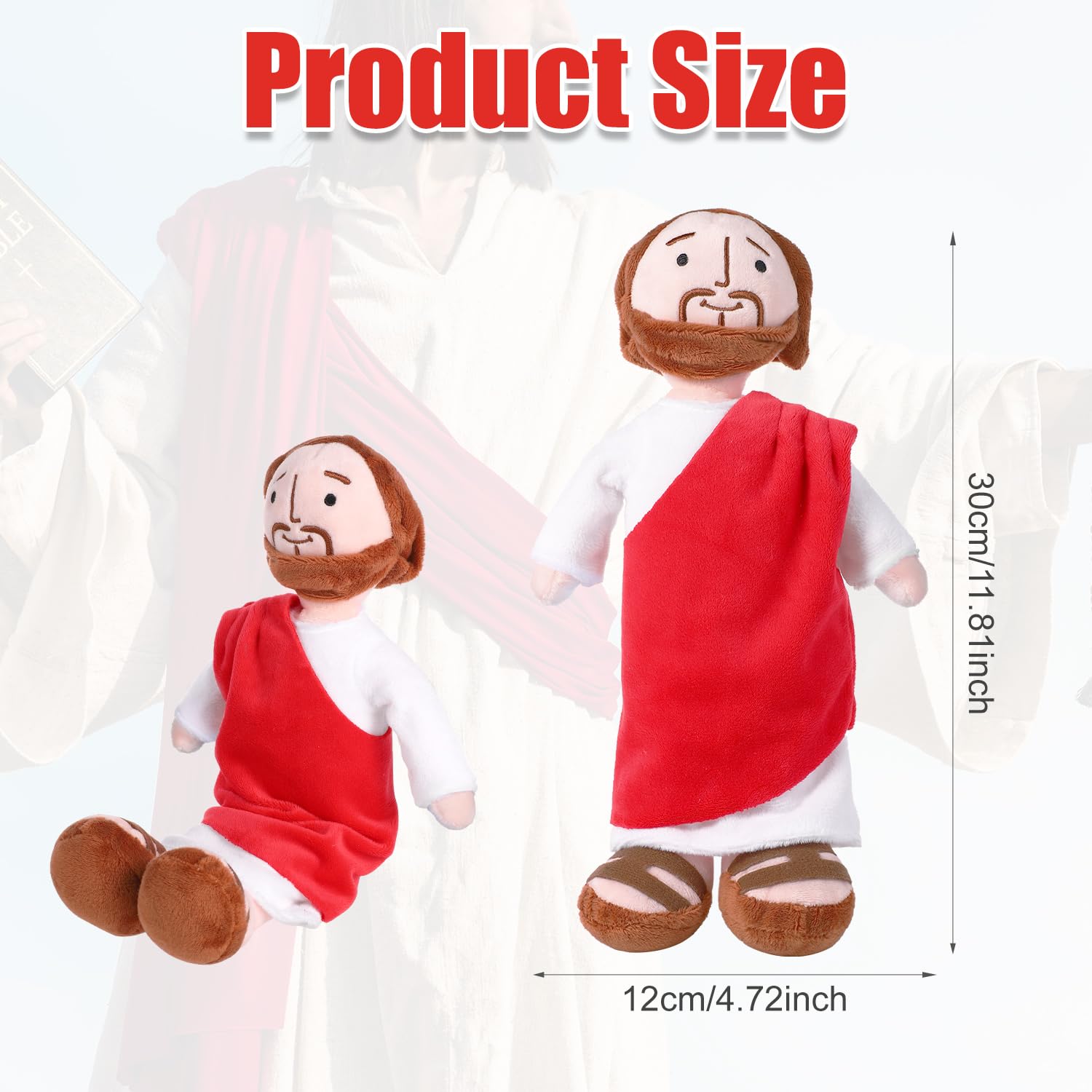 My Friend Jesus Plush Doll, Jesus Stuffed Doll Jesus Christ Plush Toy ...