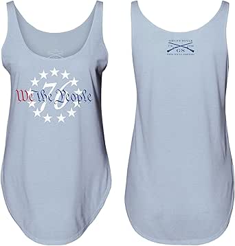 Amazon.com: Grunt Style 76 We The People Women's Flowy Tank Top ...
